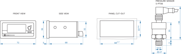 Digital Pressure Indicator DPI - EMITTER ELECTRONICS